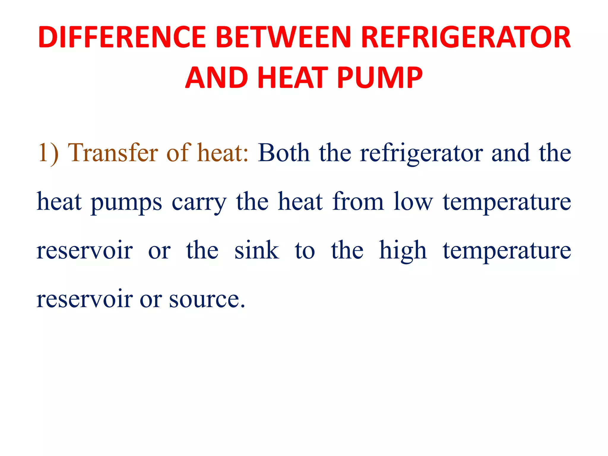 Heat pump and refrigerator | PPTX