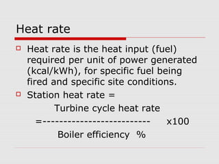 Heat rate audit in thermal power plant | PPT