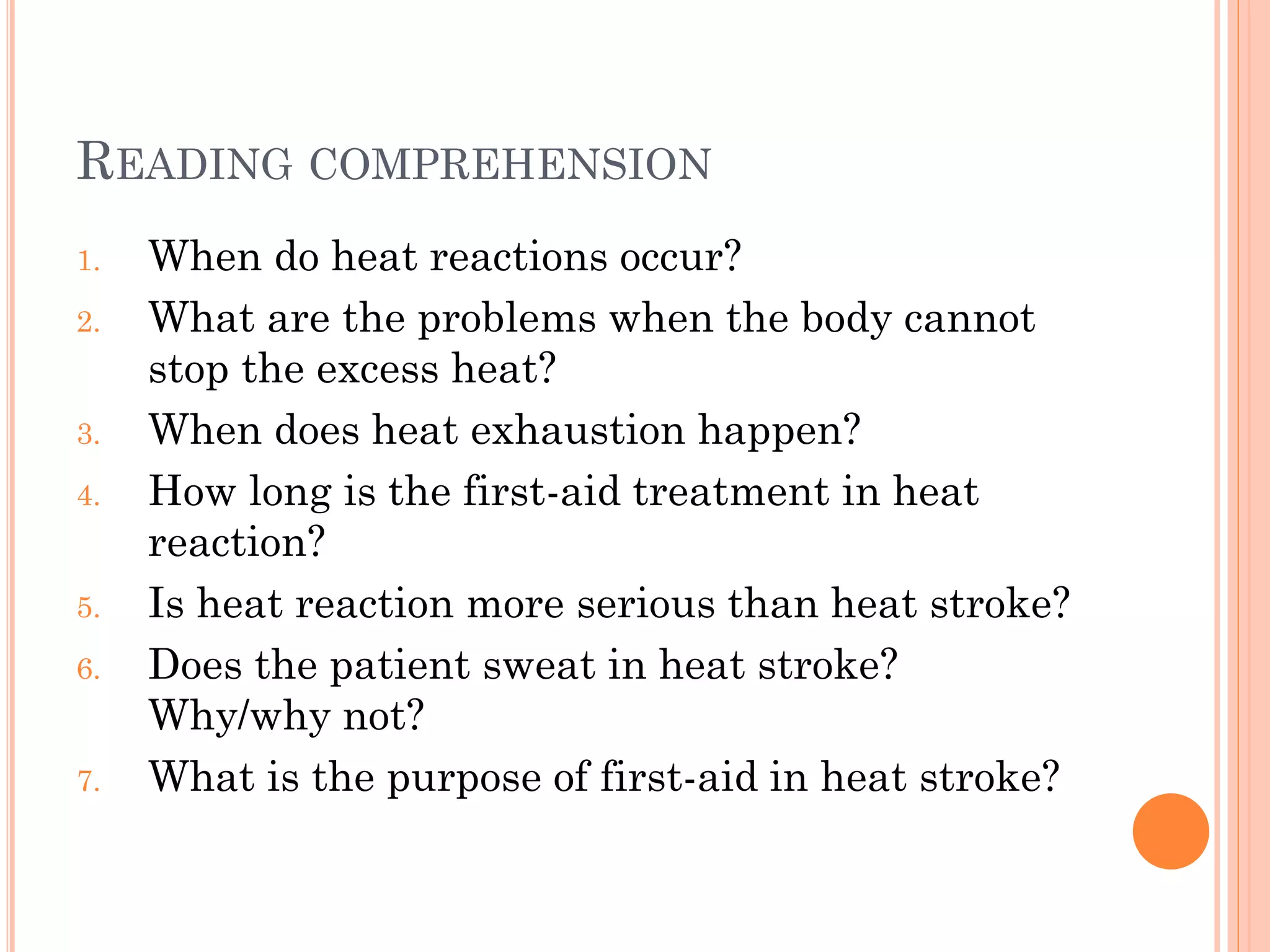 Heat reactions of the human body(hoangthihang)(1) | PDF