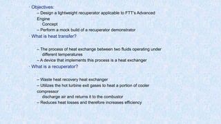 Heat Exchanger recuperators | PPTX