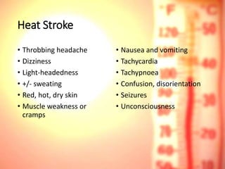 Heat related illness | PPTX