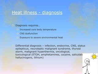 Heat related illness | PPTX