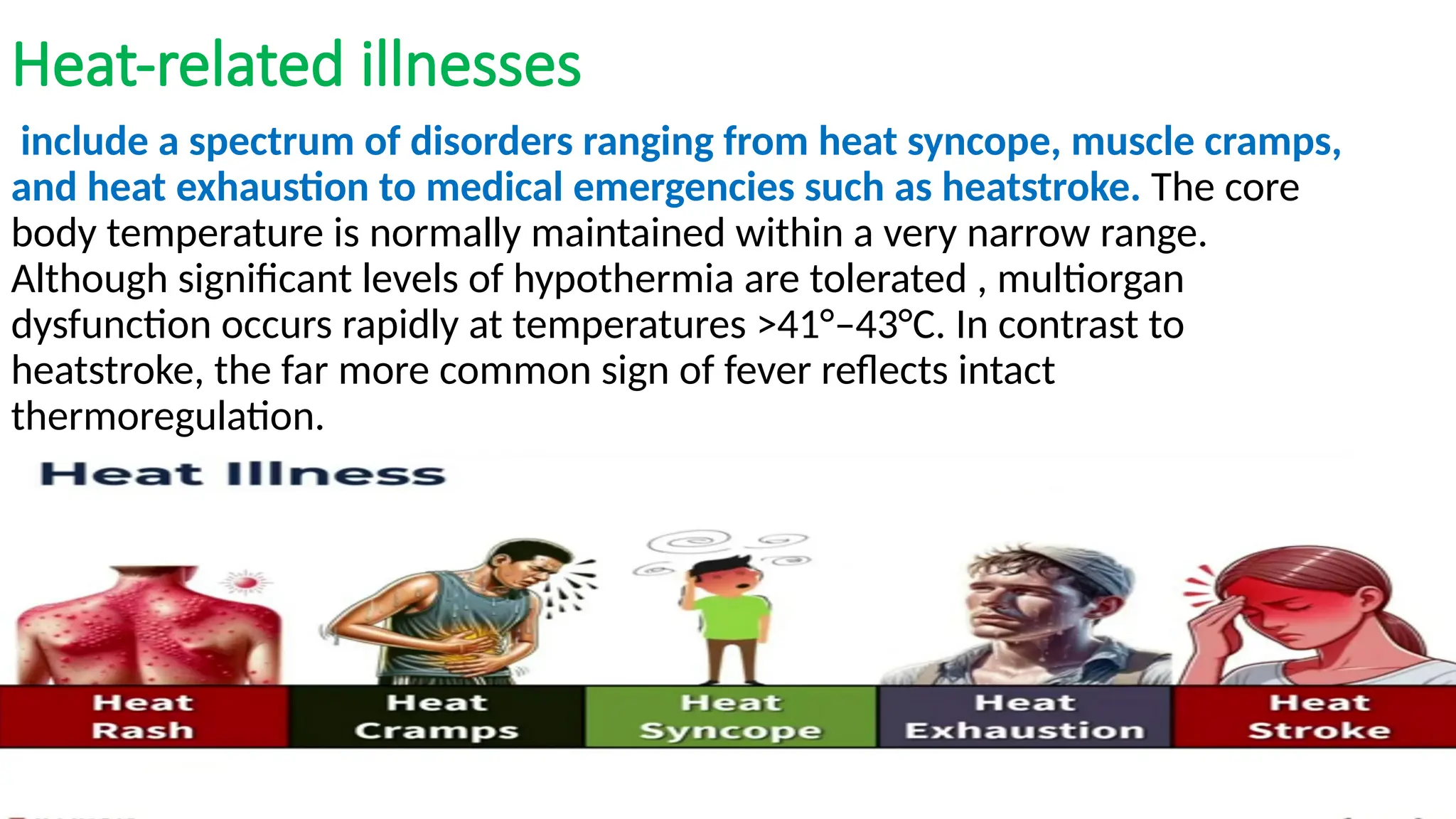 Heat-Related Illnesses lecture 2024,Power point | PPTX