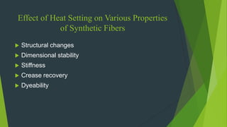 Heat setting | PPTX | Home Appliances | Home & Garden