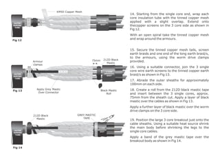 7. Heat Shrink Cable Joint (HV) - 11kV Trifurcating (3 Core XLPE to 3 x ...