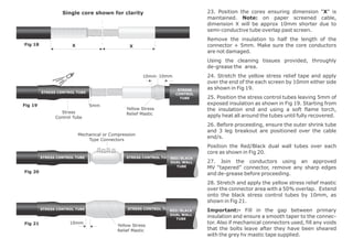 6. Heat Shrink Cable Joint (HV) - 11kV Trifurcating Transition (3 Core ...