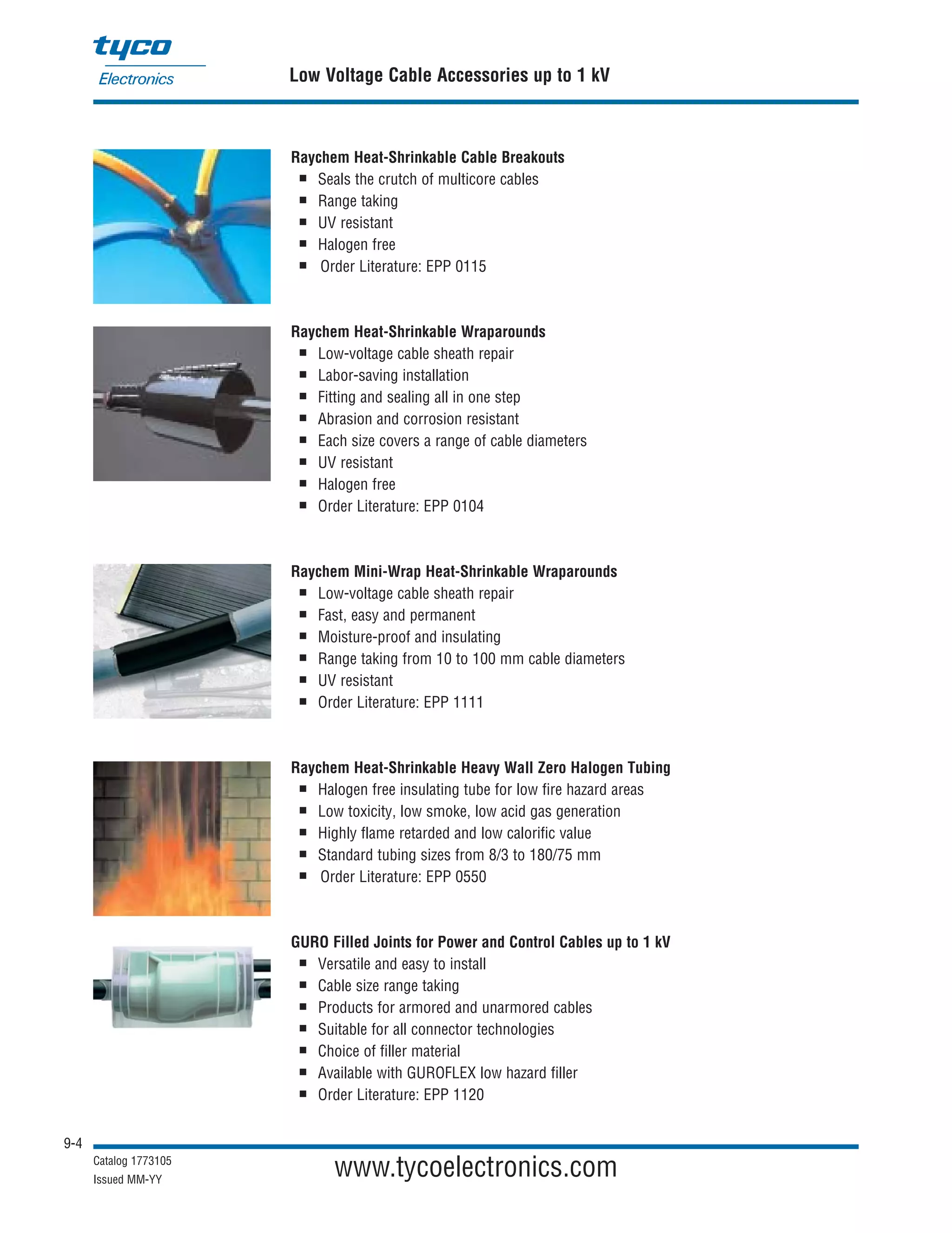 Raychem Heat Shrink - Raychem Tyco Heat Shrink Tubing And Sleeving | PDF
