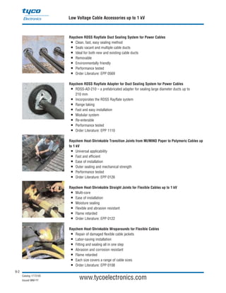 Raychem Heat Shrink - Raychem Tyco Heat Shrink Tubing And Sleeving | PDF