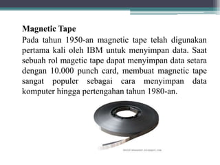 Heatsink dan perkembangan storage dalam komputer | PPTX