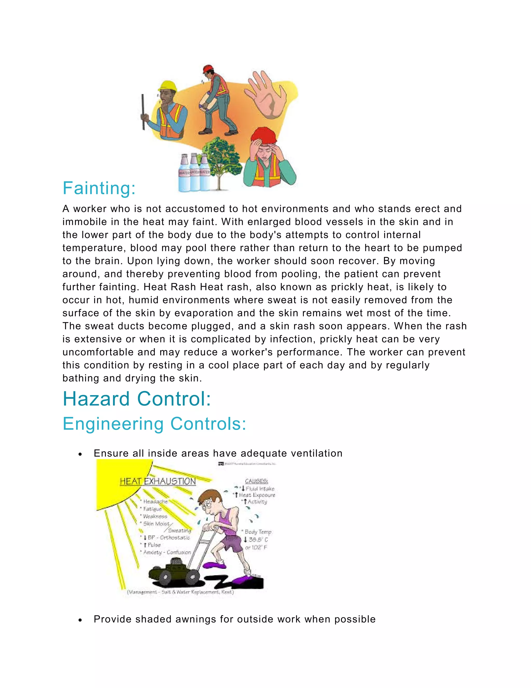 Heat stress | PDF