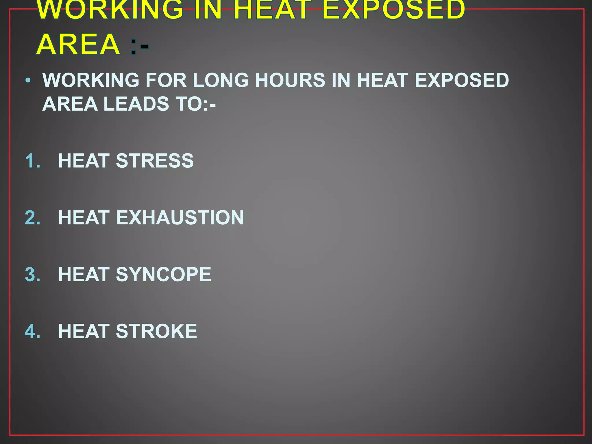 Heat stress | PPTX
