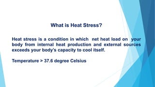 Heat Stress.pptx | Weather | Science