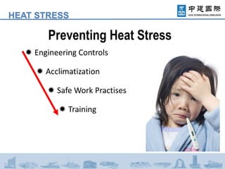 Effects of hot working environment (heat stress) | PPT