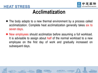 Effects of hot working environment (heat stress) | PPT