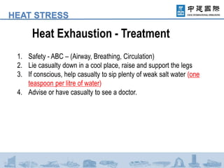 Effects of hot working environment (heat stress) | PPT