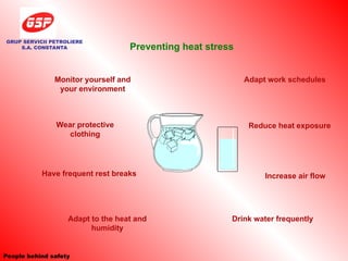 HEAT STRESS Presentation in hot conditions areas | PPT