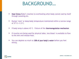 Heat Stress awareness REV1 and trainig .ppt