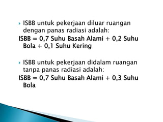 Heat stress dan spirometri | PPTX