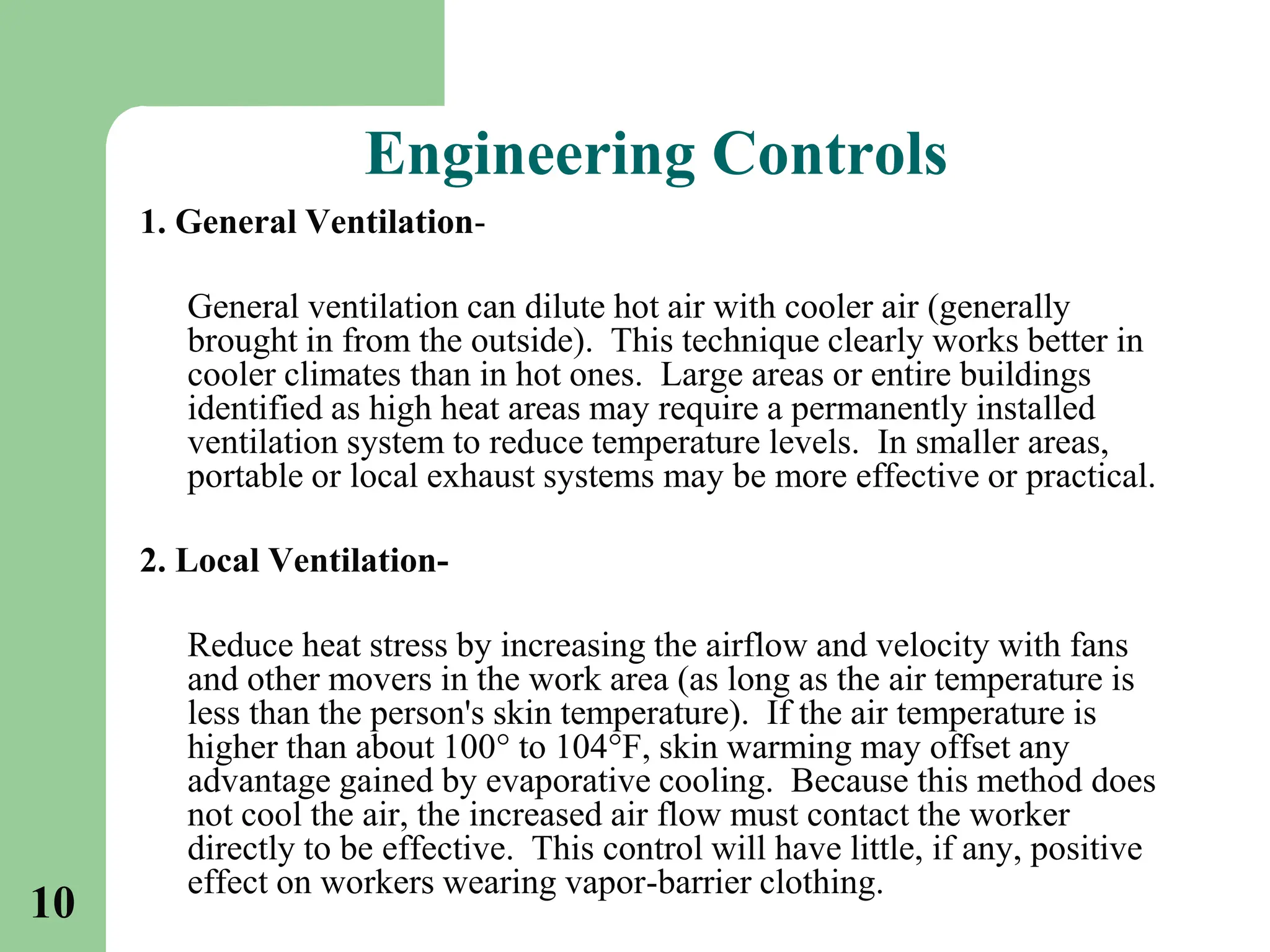 Heat Stress HSE Presentation regarding heat stress | PPT