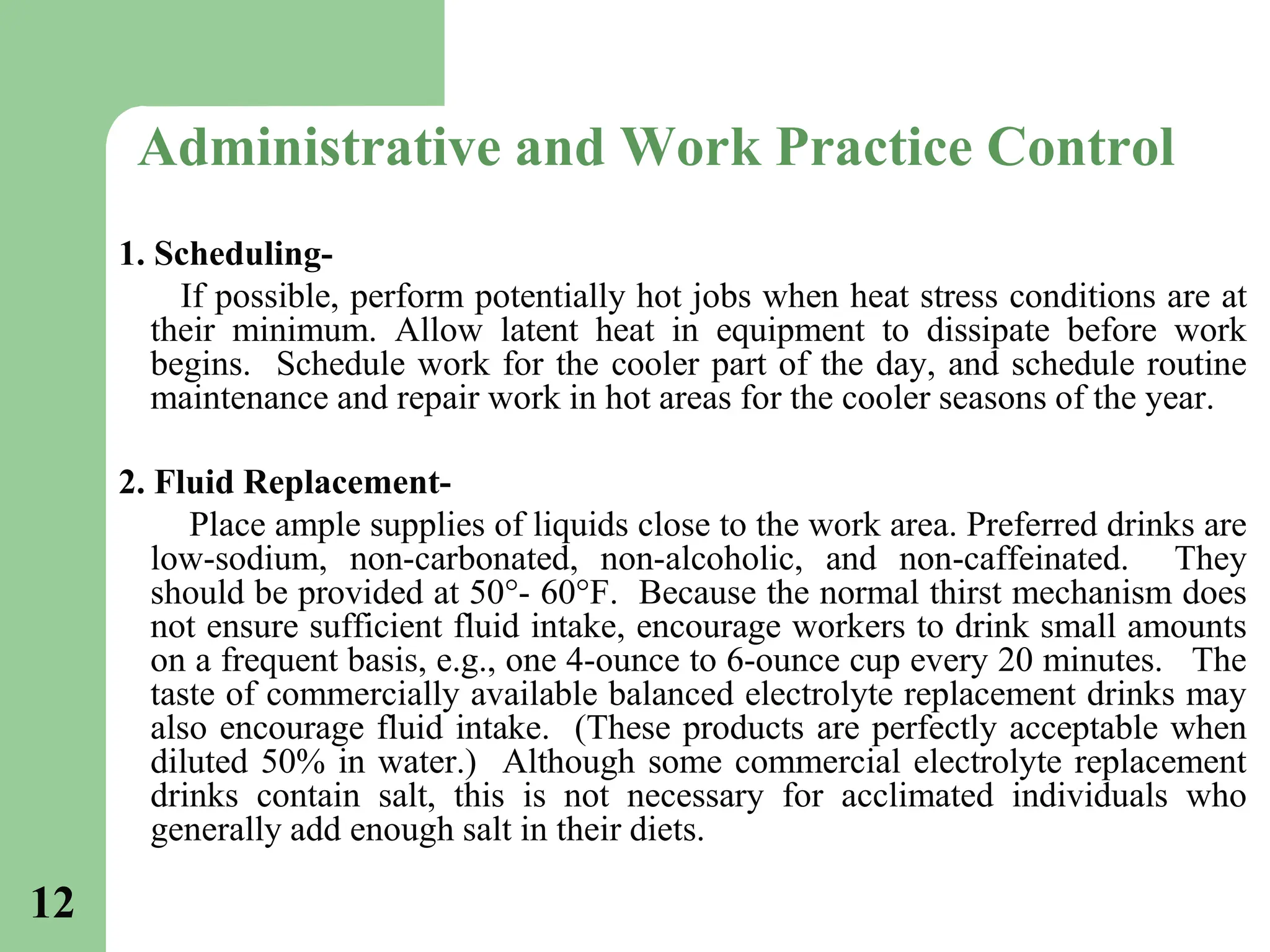 Heat Stress HSE Presentation regarding heat stress | PPT