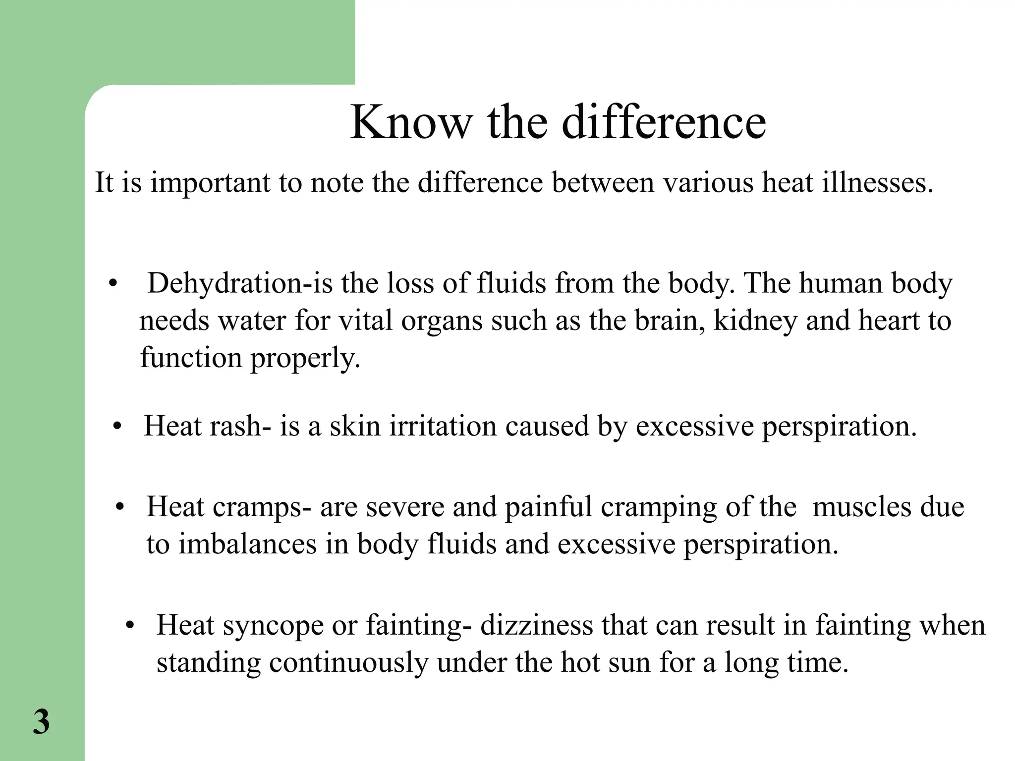 Heat Stress HSE Presentation regarding heat stress | PPT