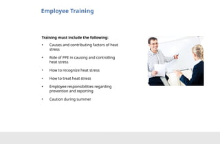 Heat Stress Prevention - English PowerPoint | PPTX