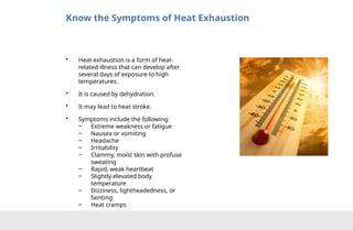 Heat Stress Prevention - English PowerPoint | PPTX