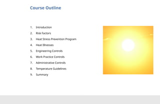 Heat Stress Prevention - English PowerPoint | PPTX