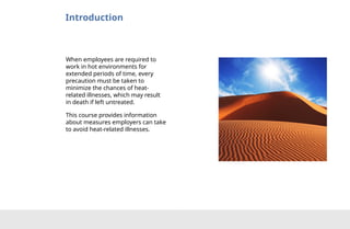 Heat Stress Prevention - English PowerPoint | PPTX