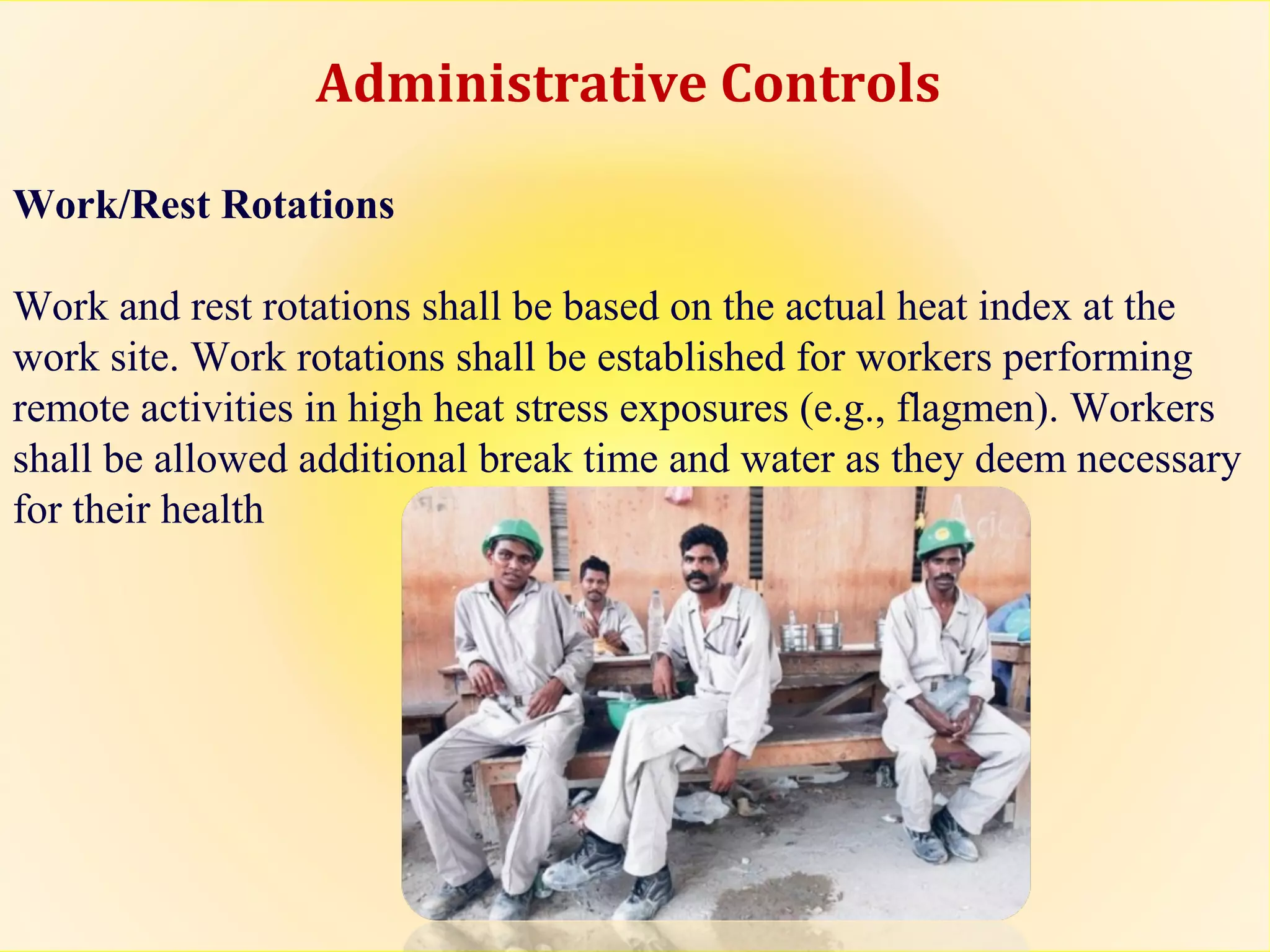 Heat stress program (management's role) | PPT