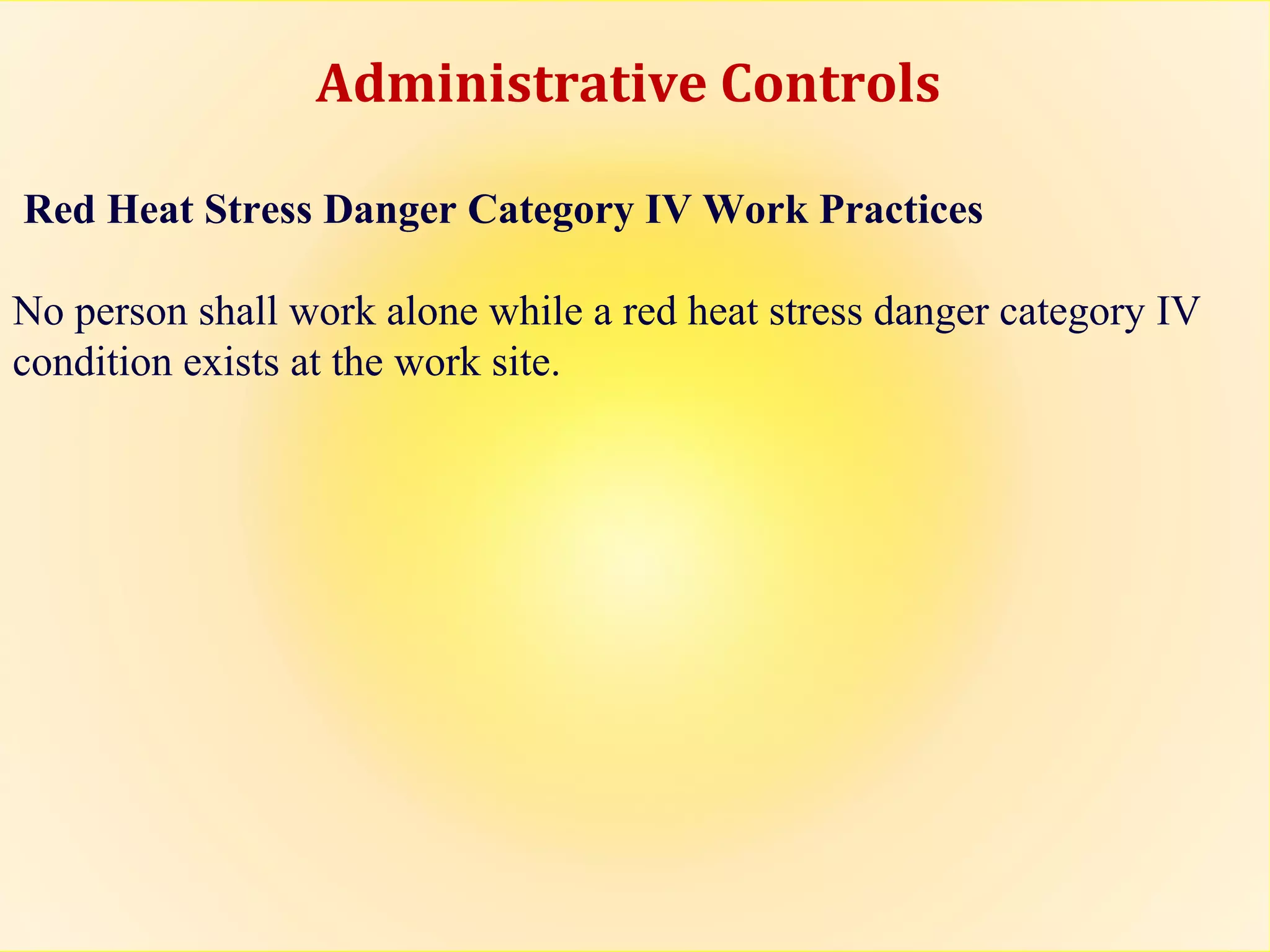 Heat stress program (management's role) | PPT