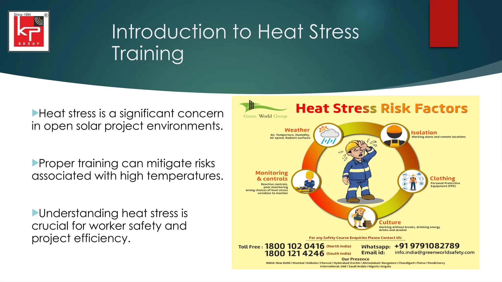 HEAT STRESS TRAINING FOR OPEN SOLAR PROJECTS WITH IMAGE.pptx