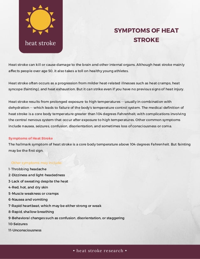 Heat stroke | PDF
