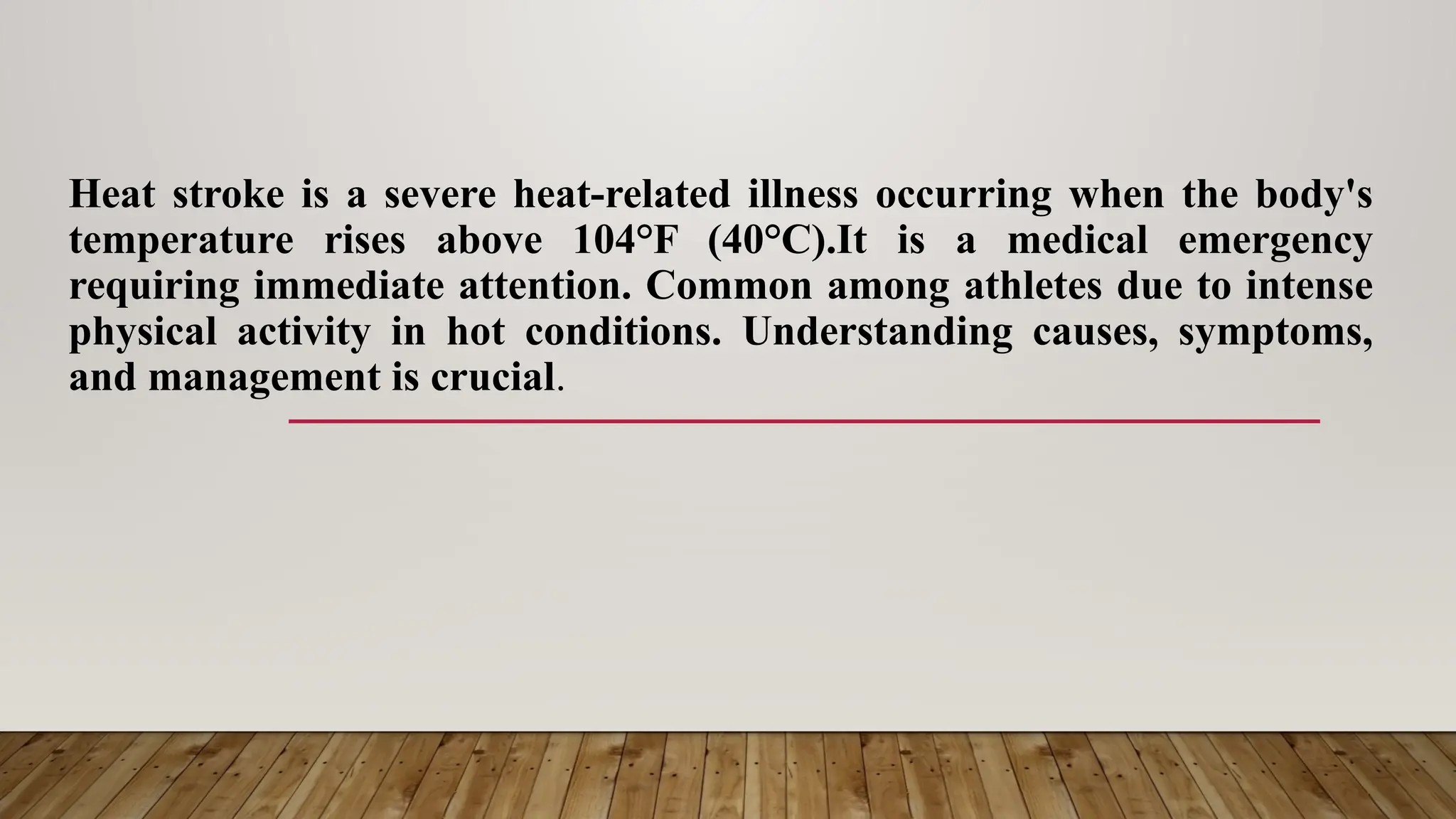 heat stroke in sports athlete and its management.pptx