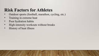 heat stroke in sports athlete and its management.pptx