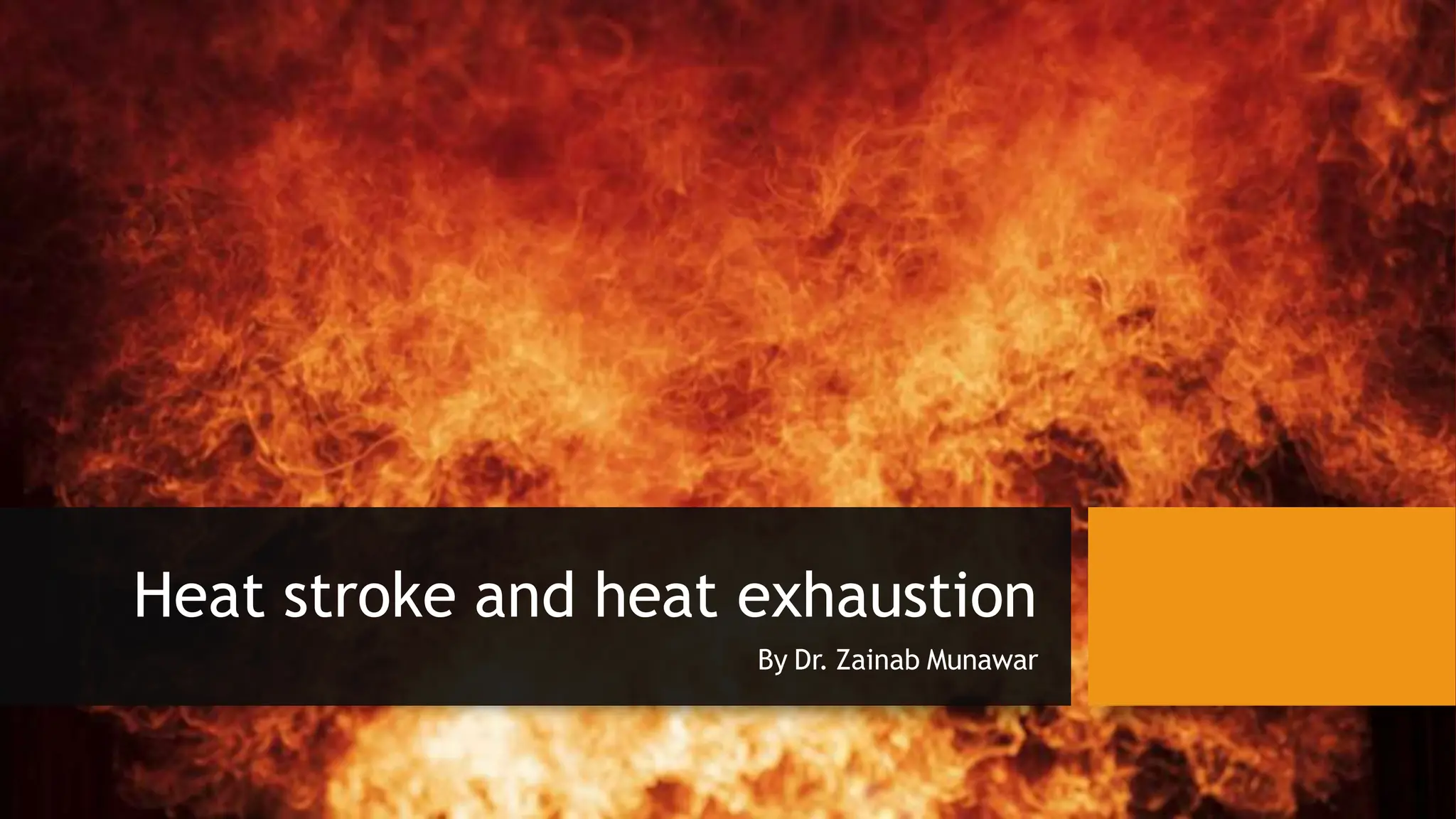 heat stroke and heat exhaustion in children | PPTX