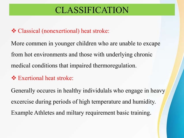 HEAT STROKE | PPTX | First Aid | Injuries