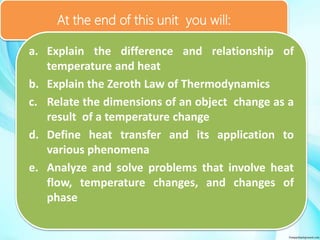 HEAT and TEMPERATURE | PPTX