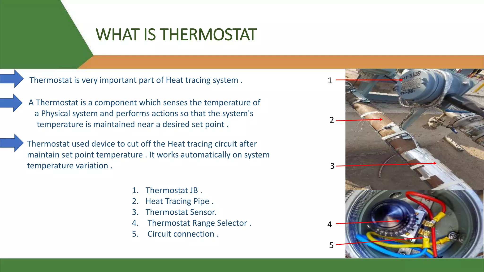 Heat tracing ppt | PPTX
