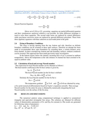 Heat transer and fluid flow charaectertics of vertical symmetrical | PDF | Physics | Science