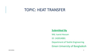 Heat transfer | PPTX