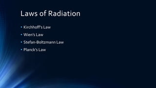 Physics - Heat transfer, Radiation | PPTX