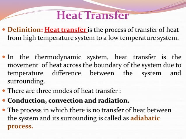 Heat transfer | PPTX | Chemistry | Science