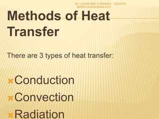 The Relationship Between Heat Transfer and Cooking | PPTX