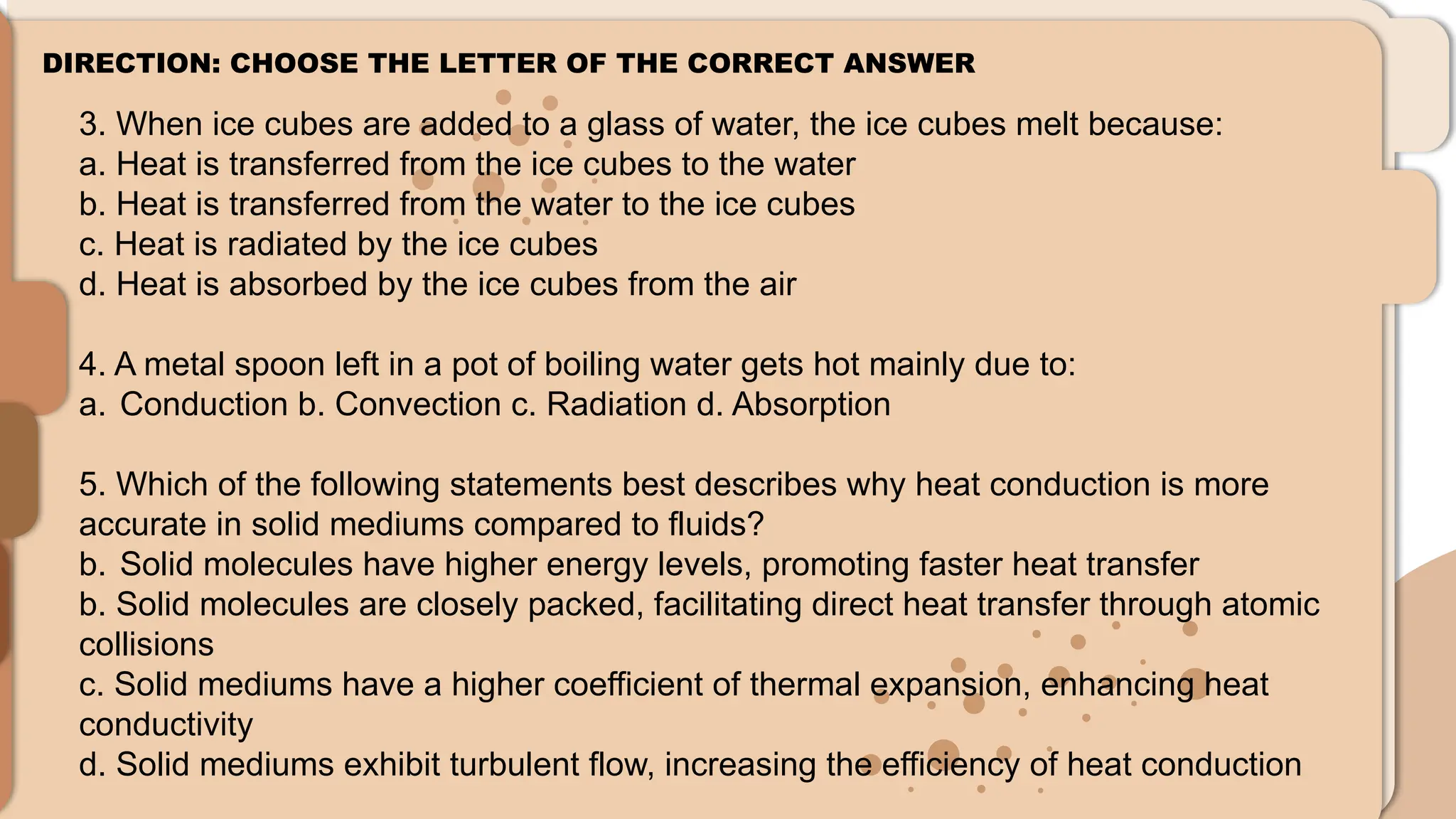 HEAT TRANSFER.pptx for grade 9 students | PPTX