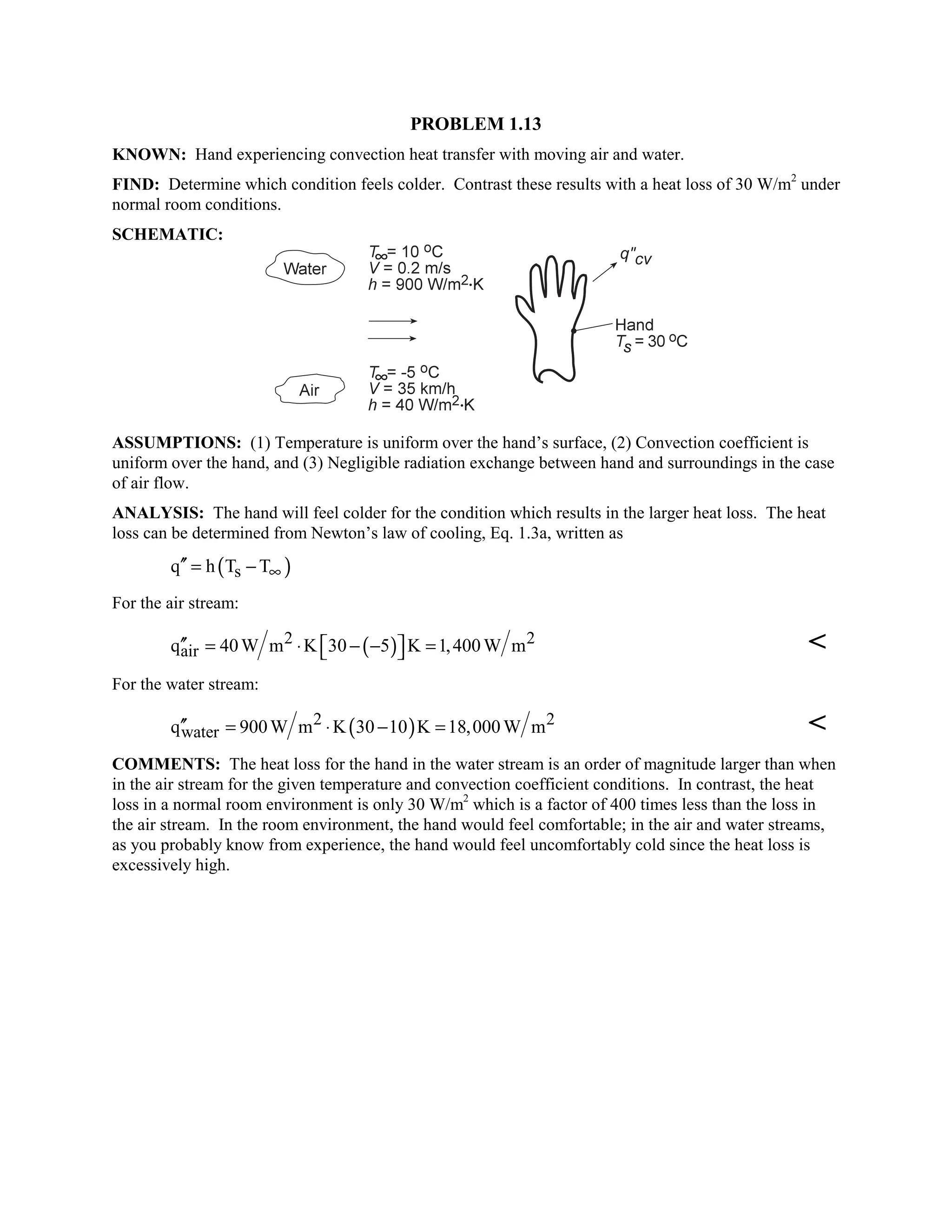 Heat transfer 5th ed incropera solution manual | PDF