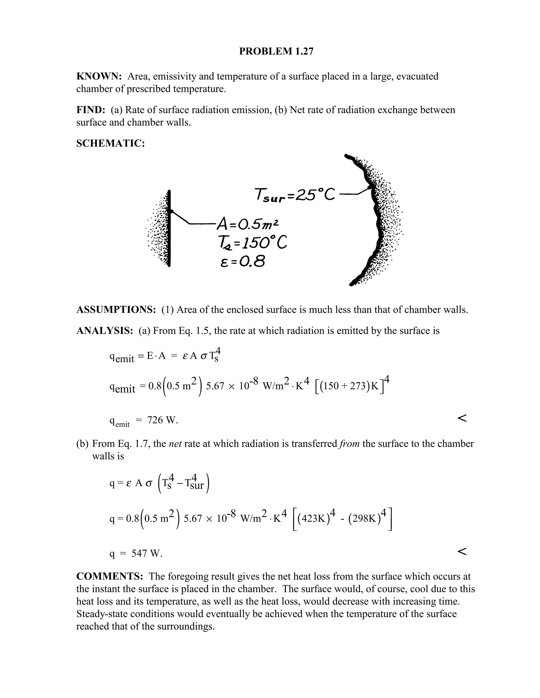 Heat transfer 5th ed incropera solution manual | PDF