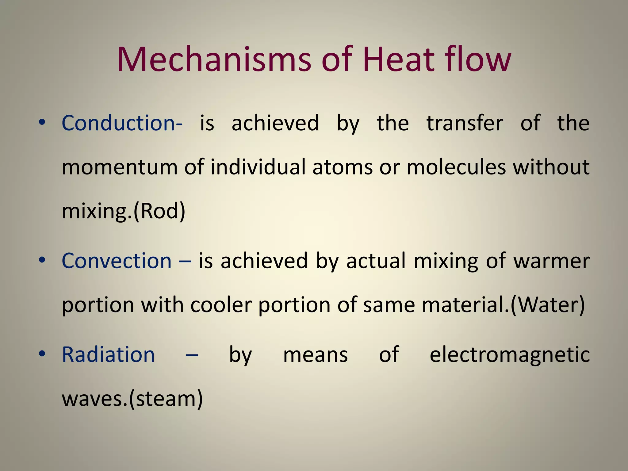 Heat transfer and its application 1 | PPTX