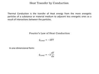 Heat transfer by conduction | PPTX