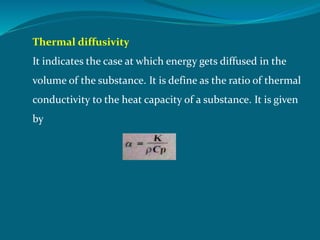 Heat transfer by conduction | PPTX